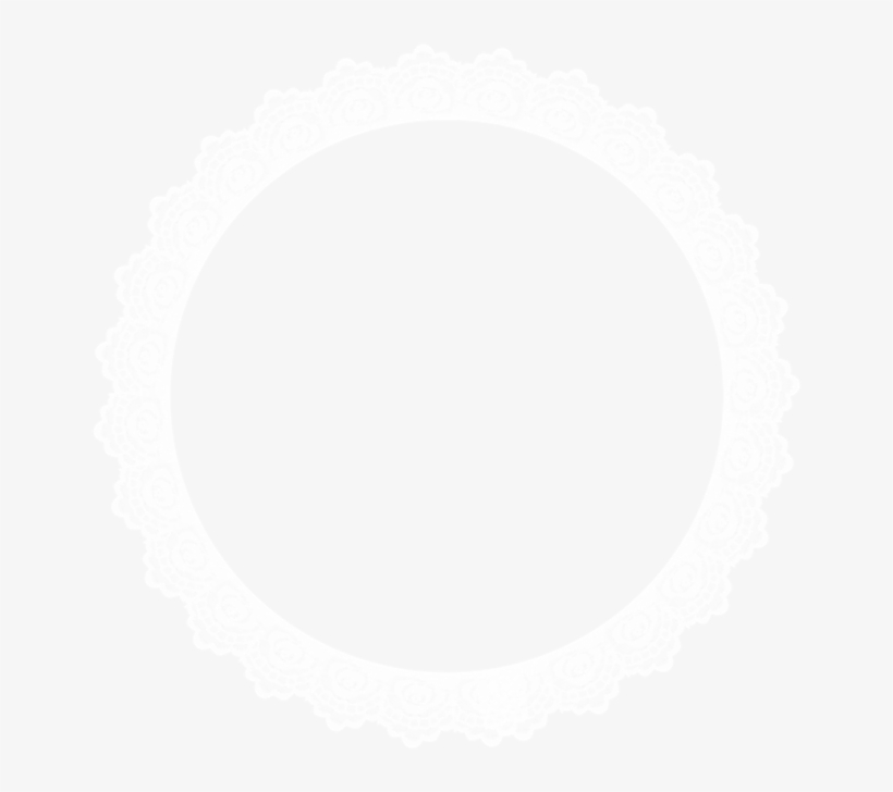 Round Lace Frame Png