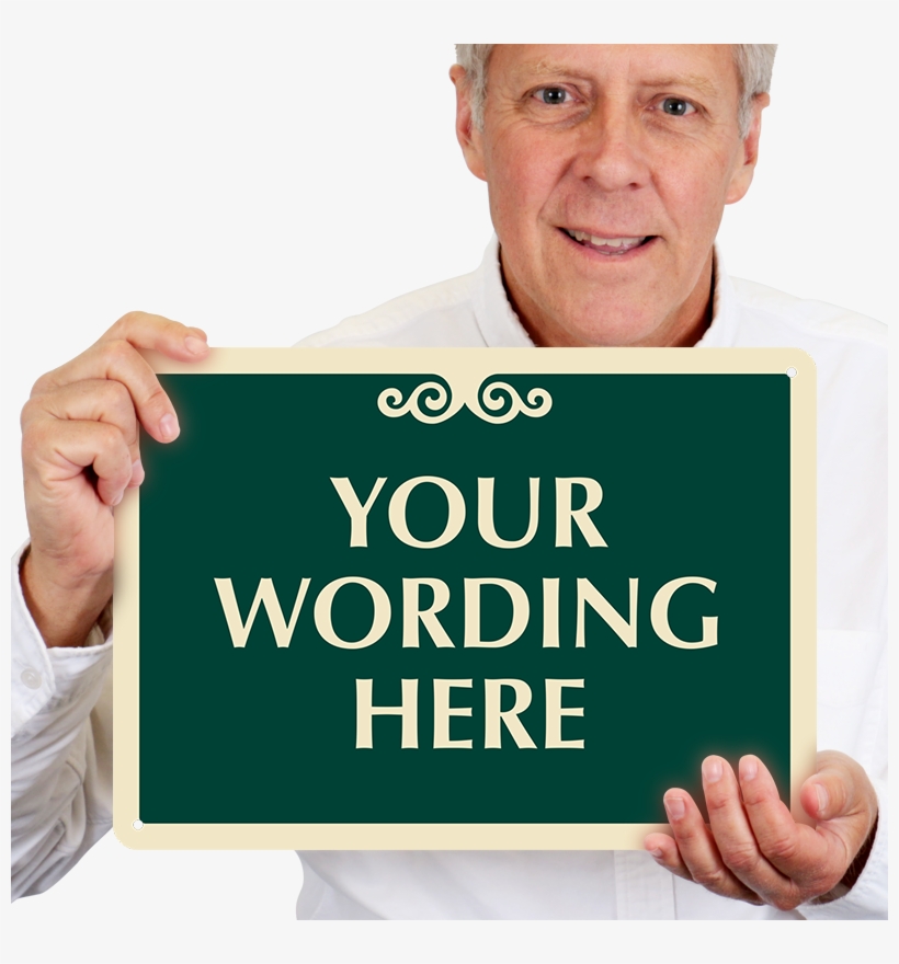 Blank Custom Decorative Sign - Smartsign By Lyle Smartsign Aluminum ...