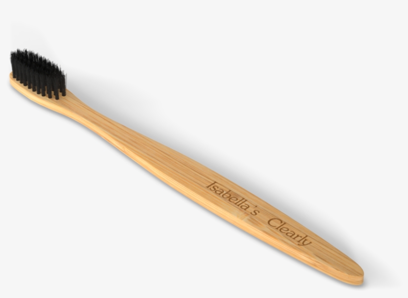 Clearly Bamboo Soft Toothbrush, Charcoal Infused - Free Transparent PNG ...