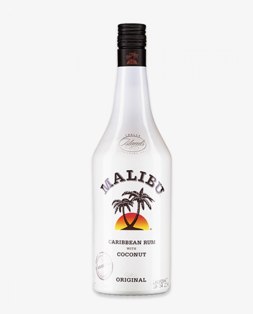Malibu Rum 70cl - Malibu Rum Tropical Banana - Free Transparent PNG ...