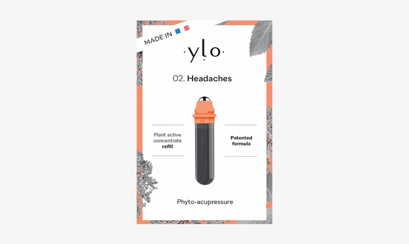 Ylo Headache Refill Pack Pen 2 Phyto-acupressure - Tool - Free ...
