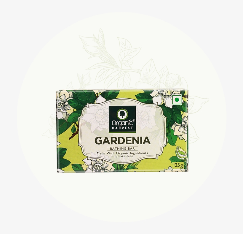 Gardenia Bathing Bar - Label - Free Transparent PNG Download - PNGkey