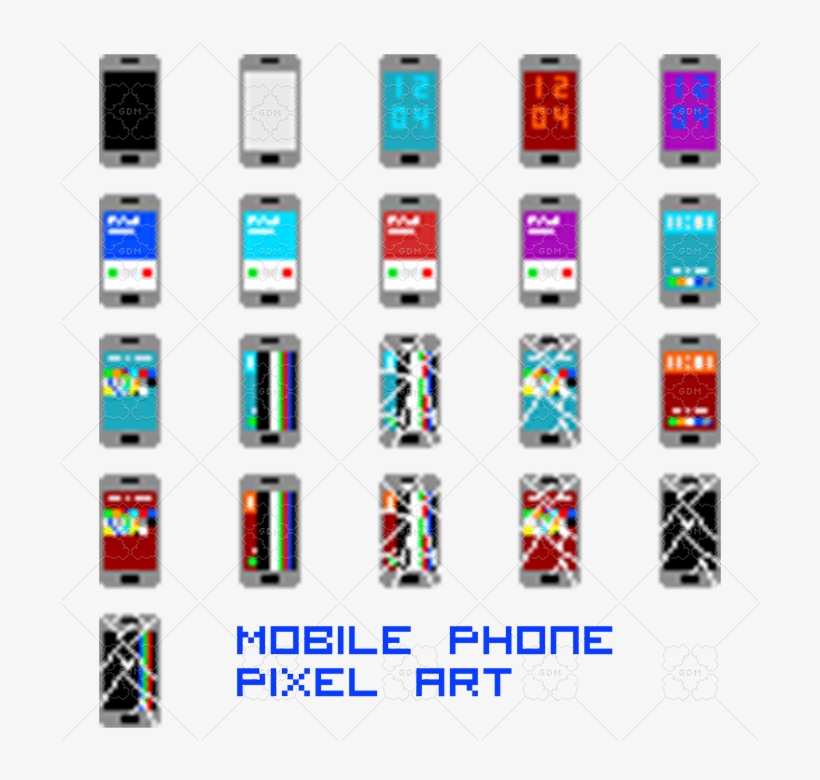 Mobile Phone Pixel - Colorfulness - Free Transparent PNG Download - PNGkey