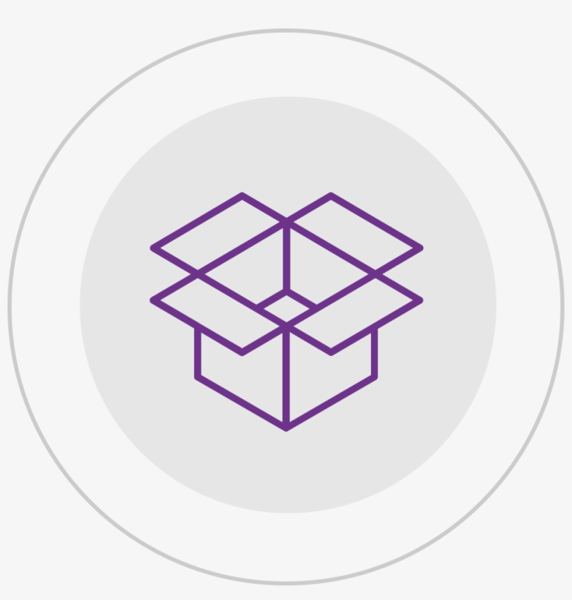 Bottom Order Icon - Cardboard Box Outline - Free Transparent PNG ...