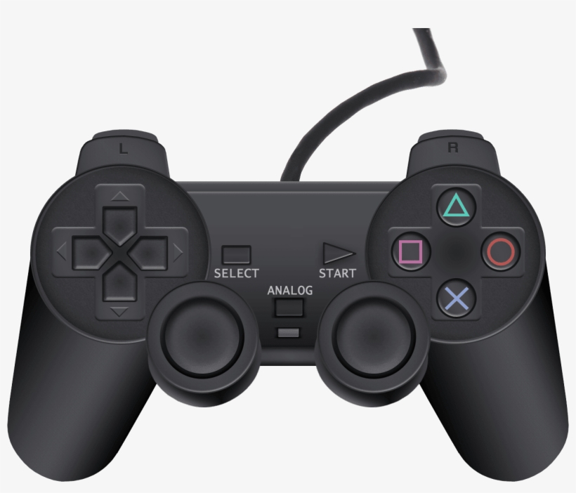 Dualshock 2 Analog Generic Wired Controller - Power A Playstation Controller - Free Transparent ...