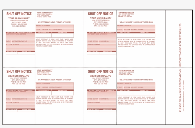 Ubsna Utility Shut Off Postcard - Paper - Free Transparent PNG Download ...