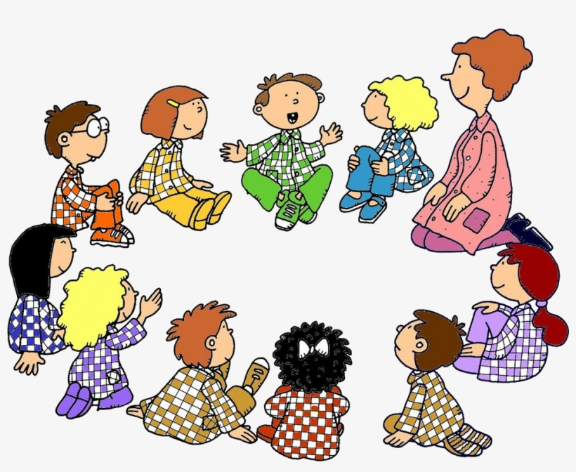 Good Morning Kids - Circle Time Clipart - Free Transparent PNG Download ...