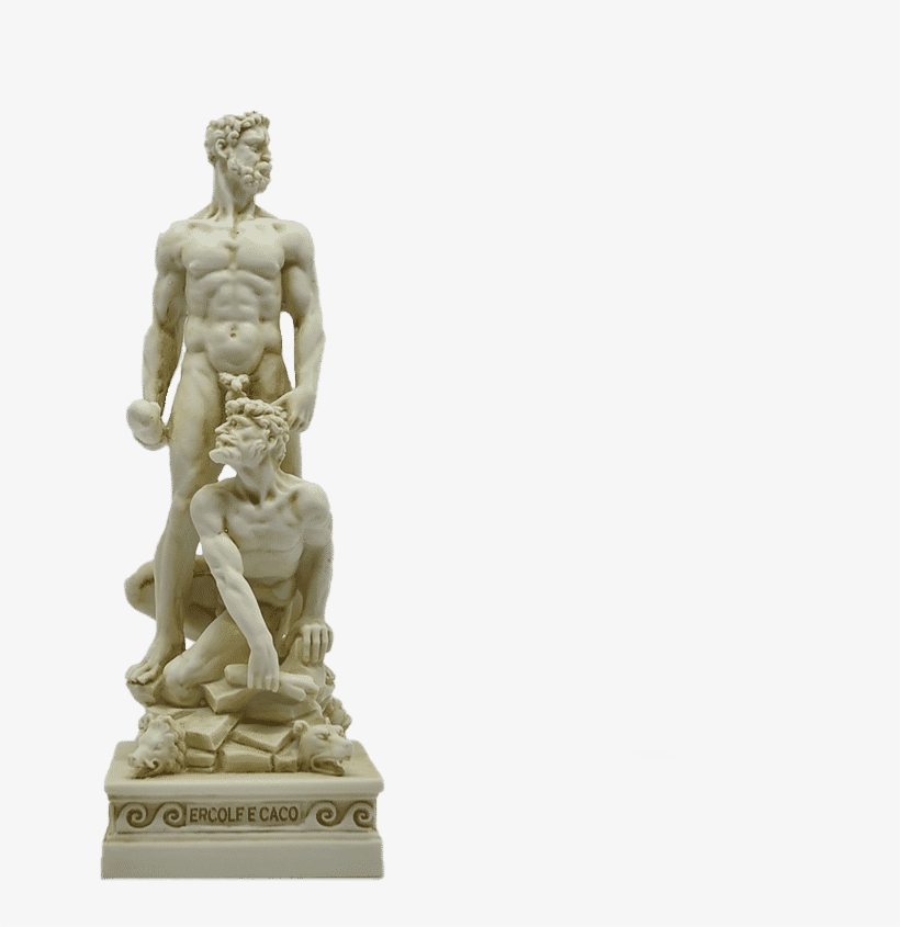 Ercole E Caco - Statue - Free Transparent PNG Download - PNGkey