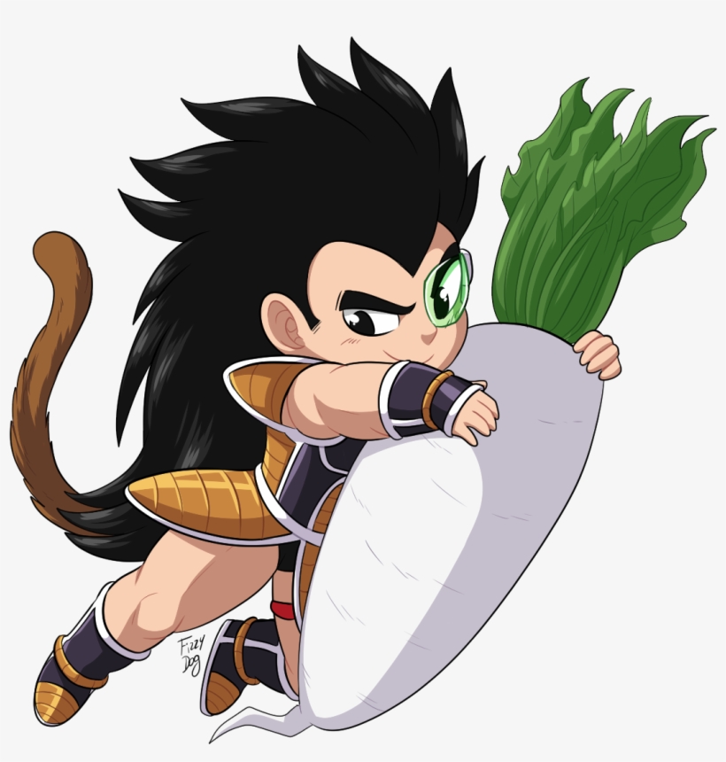 “raditz Radish A Daikon, No Less I Love Raditz - Radish - Free ...