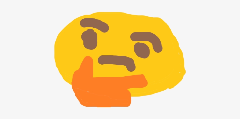 Thinking Emoji Discord Emoji Png Png Emoji Art Thinking - Free ...