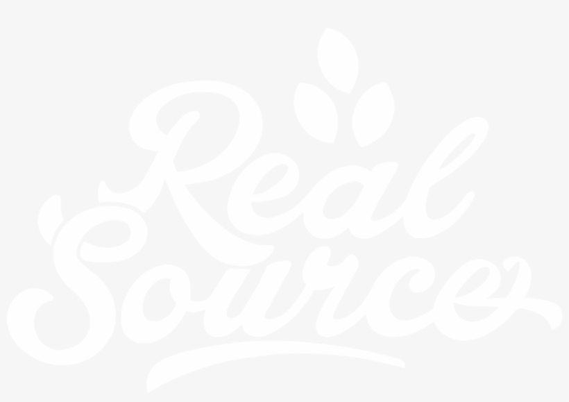 Real Source Logo Transparent White - Calligraphy - Free Transparent PNG ...