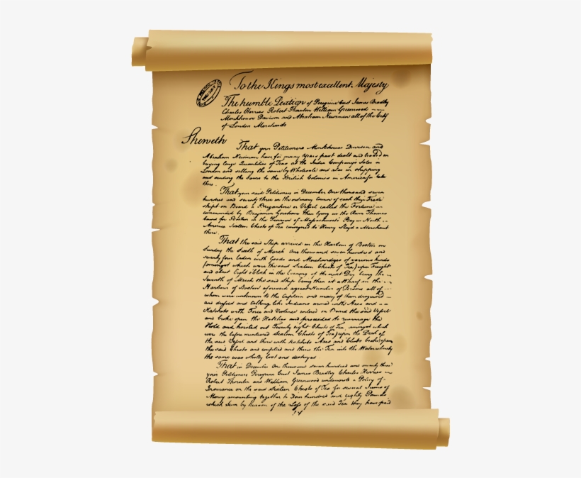 Scroll Boston Harbour - Background Design For Menu - Free Transparent ...