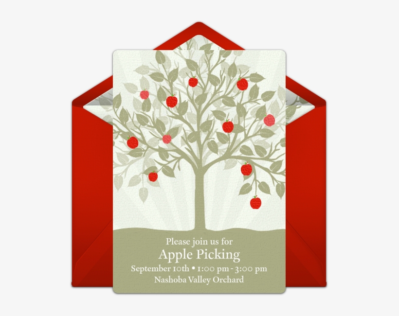 Apple Tree Online Invitation - Cool Jewish New Year Greetings - Free ...