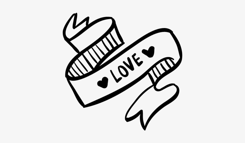 Love Flag Banner Vector - Icon - Free Transparent PNG Download - PNGkey