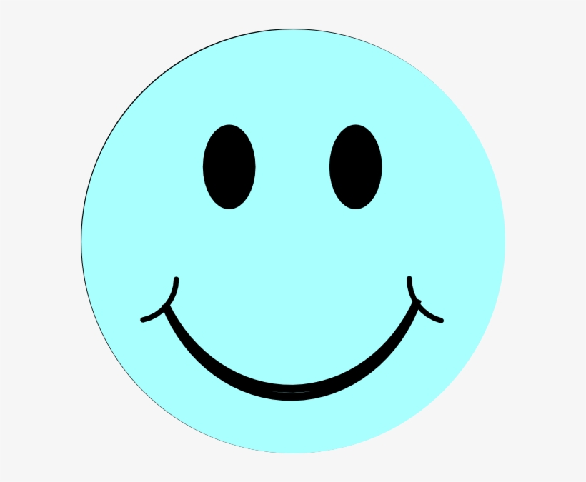 Blue Smiley Face Svg Clip Arts 594 X 595 Px - Free Transparent PNG ...
