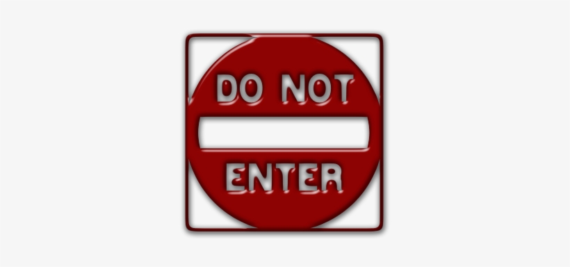 Do Not Enter Icon Png - Icon - Free Transparent PNG Download - PNGkey