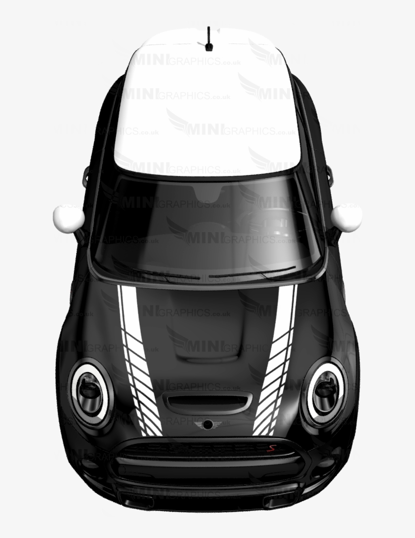Chevron Bonnet Stripes - Mini Cooper - Free Transparent PNG Download ...