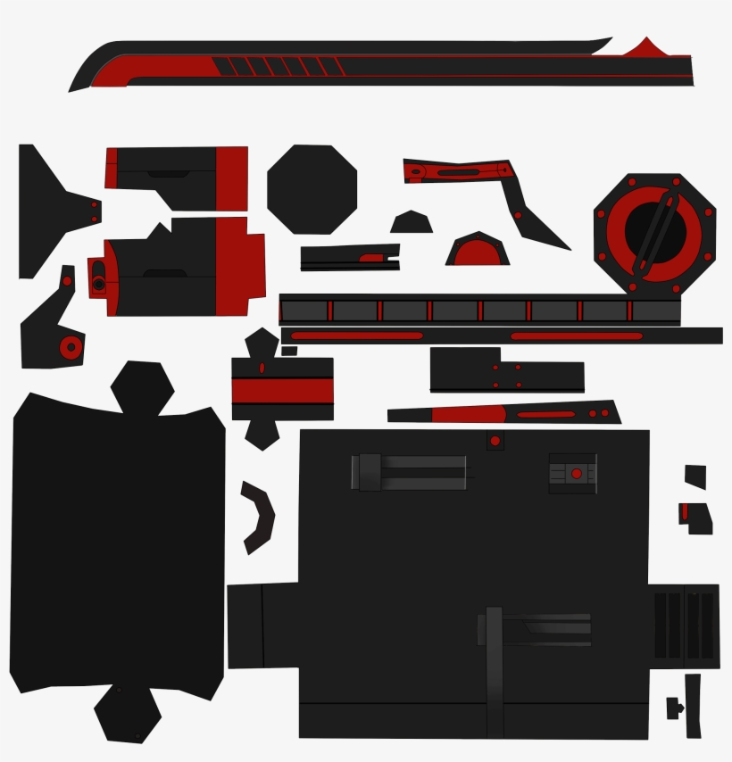Aottg Skin Blade Red - Free Transparent PNG Download - PNGkey