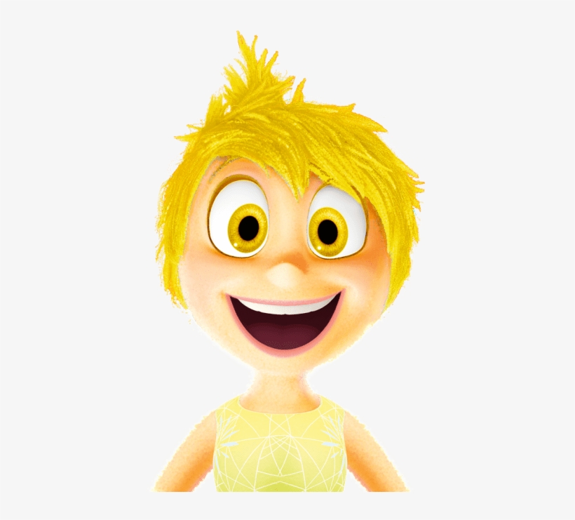 Joy From Inside Out With Yellow Hair - Free Transparent PNG Download ...