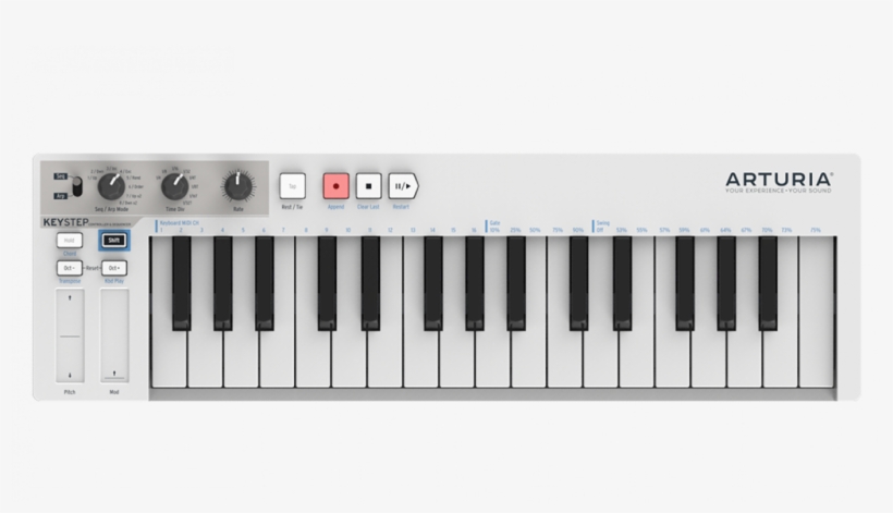 Arturia Keystep Portable Controller/sequencer Keyboard - Free Transparent PNG Download - PNGkey