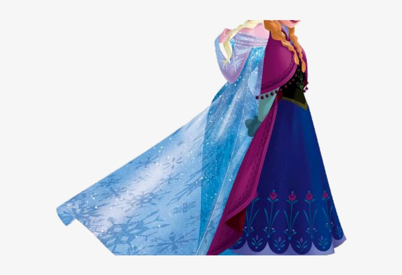 Frozen Clipart Hipster Anna - Anna And Elsa 2d - Free Transparent PNG ...