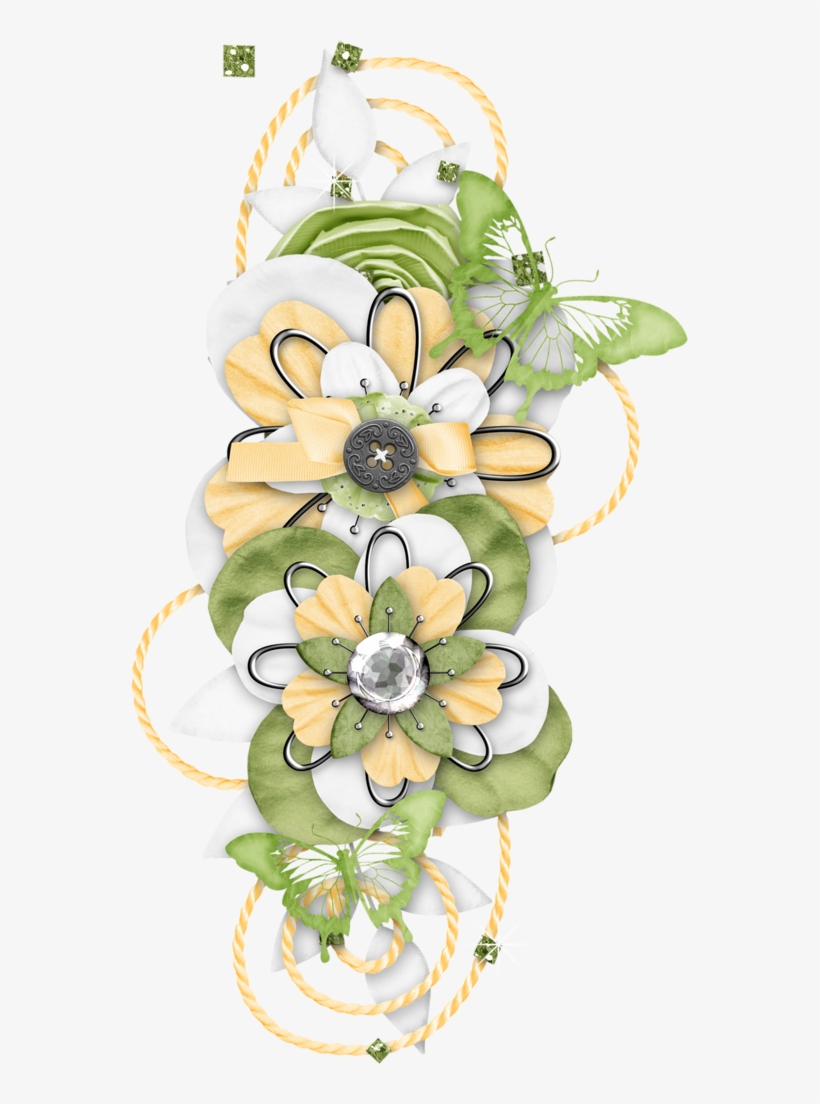 Borders * Cantoneiras * Cluster - Artificial Flower - Free Transparent ...