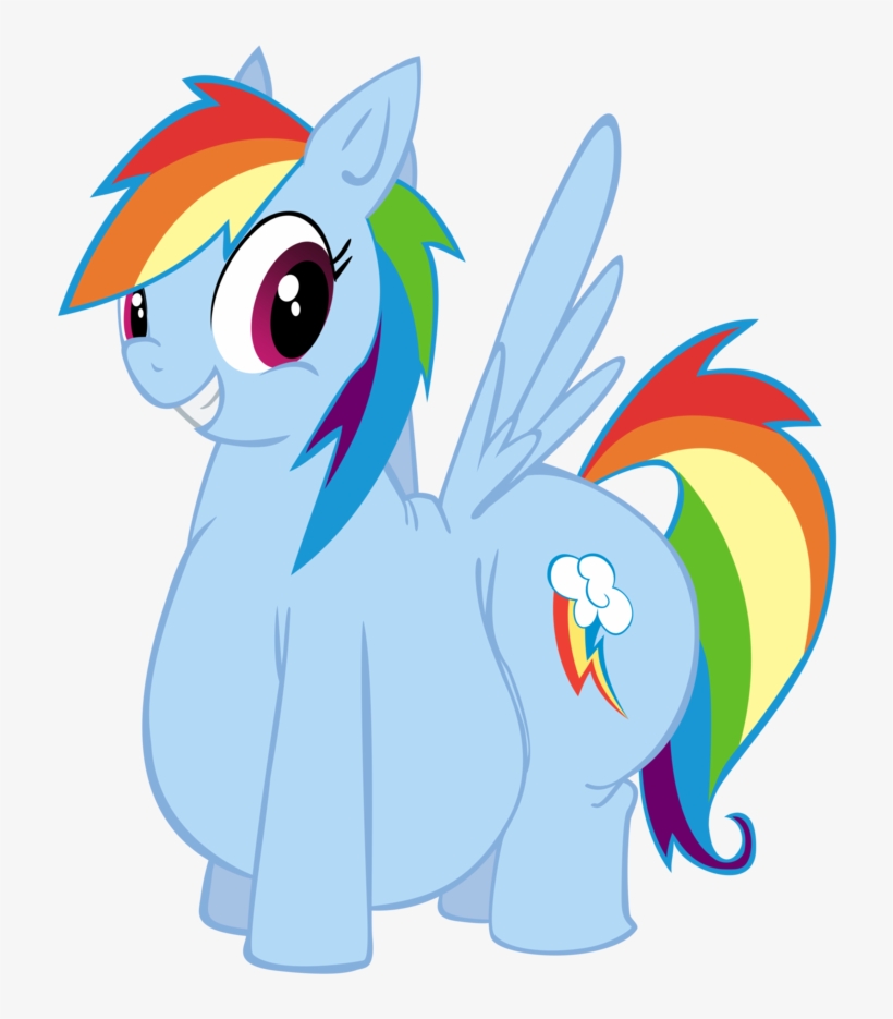 Fat, Obese, Rainbow Dash, Safe, Secretgoombaman12345, - Obesity Clipart ...