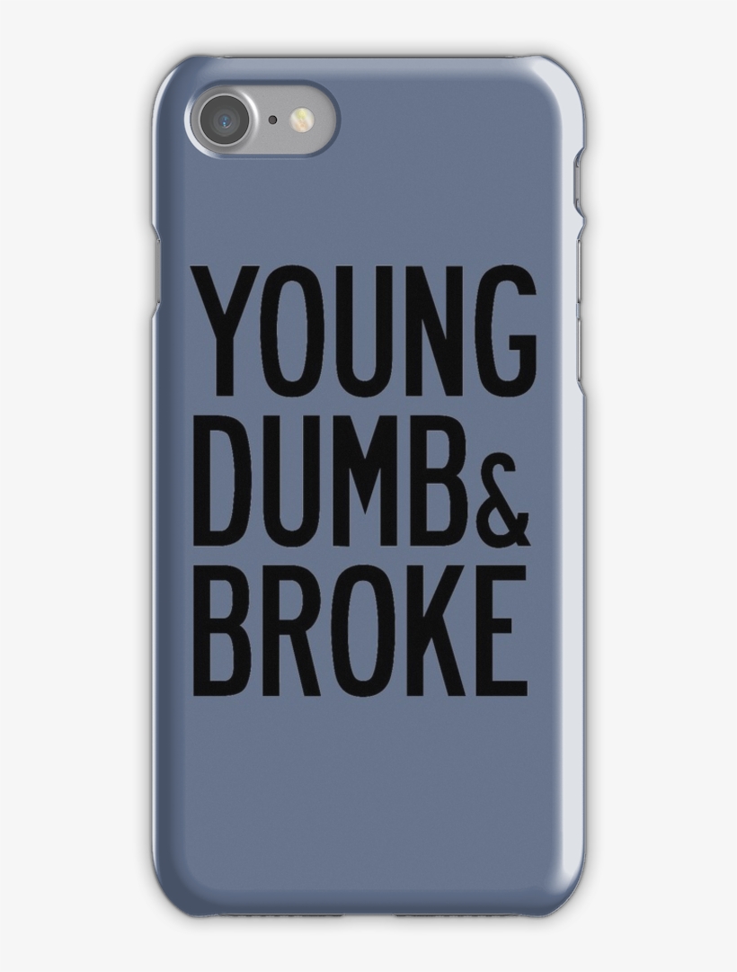 Khalid Young Dumb & Broke Lyrics Iphone 7 Snap Case - Mobile Phone Case ...