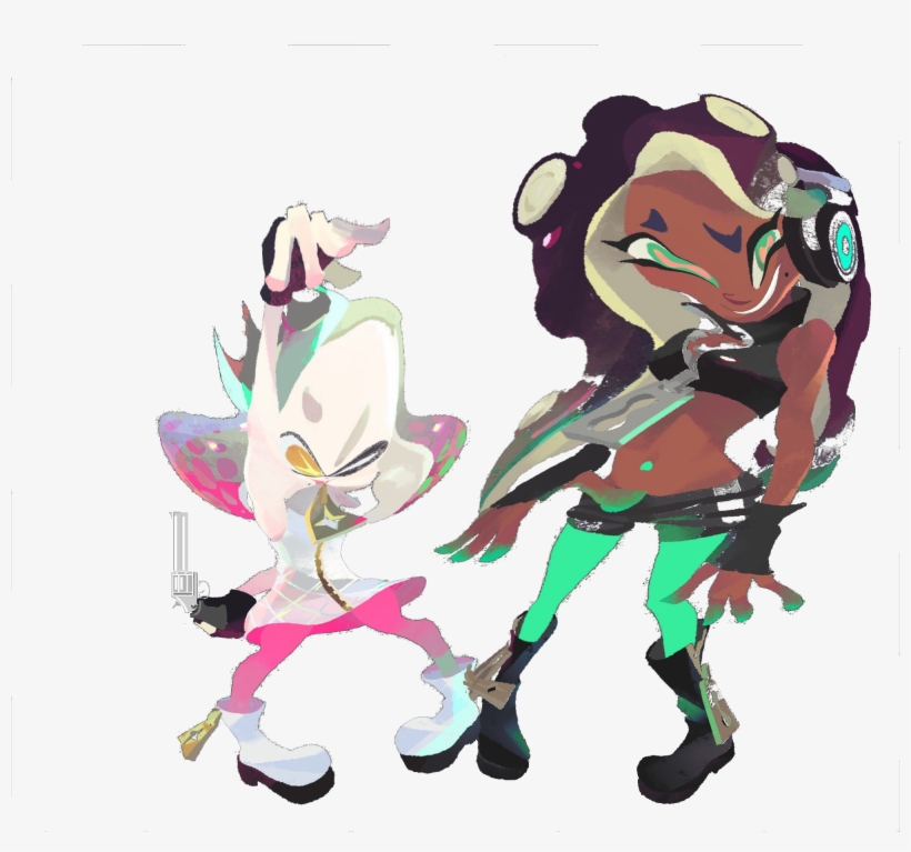 Splatoon 2 T-shirt Mammal Cartoon Vertebrate Art Fictional - Off The ...