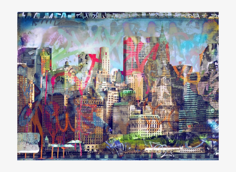 Graffiti City Wall Panel - Graffiti Walls In Interiors - Free ...