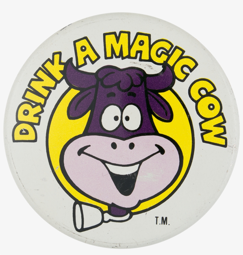 Drink A Magic Cow - Cartoon - Free Transparent PNG Download - PNGkey