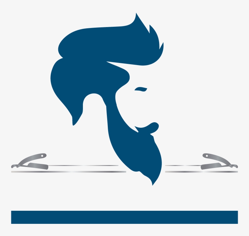 Barber Shop Logo Color Vector In Background Transparent - Free ...