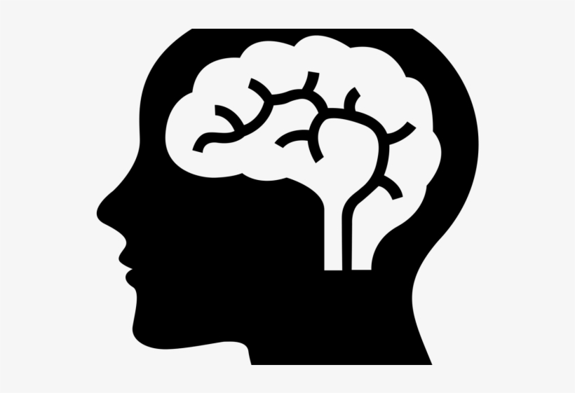 Black And White Brain Clipart Png