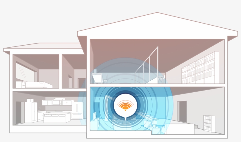 Home Wifi Router Signal - Architecture - Free Transparent PNG Download ...