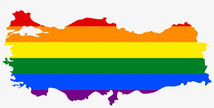 Lgbt Flag Map Of Turkey - Turkey Flag - Free Transparent PNG Download ...