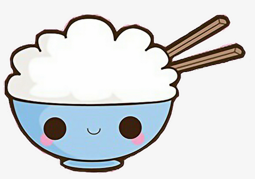 Sckawaii Sticker - Arroz Con Leche Kawaii - Free Transparent PNG ...