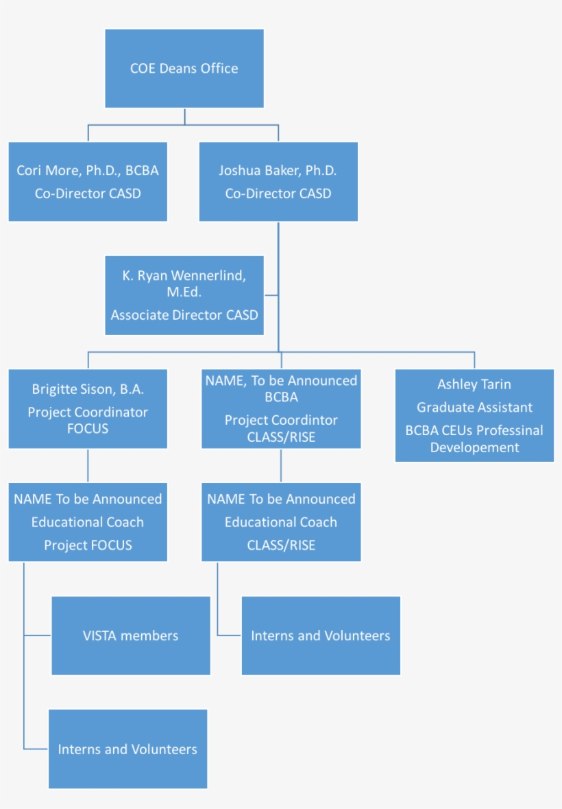 Casd Org Chart - Electric Blue - Free Transparent PNG Download - PNGkey