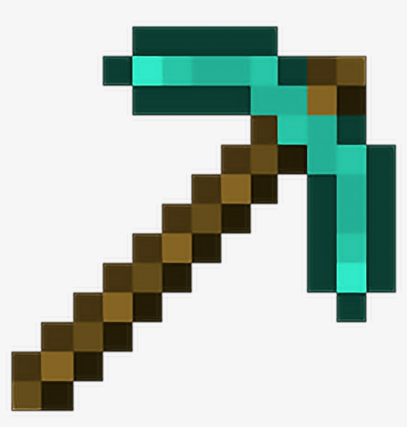 Minecraft Pickaxe Diamond Fte Remixit Ftestickers Freet - Items De ...