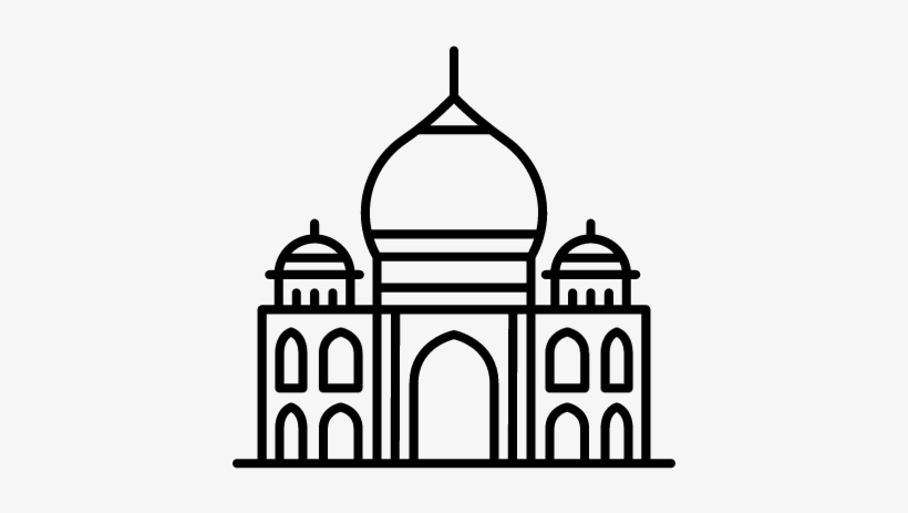 Taj Mahal Vector - Taj Mahal Vector Png - Free Transparent PNG Download ...