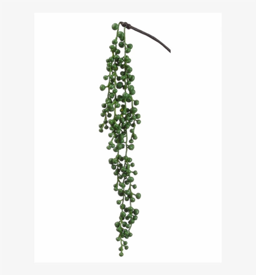 20" String Of Pearls Hanging Pick Green - Artificial String Of Pearls ...
