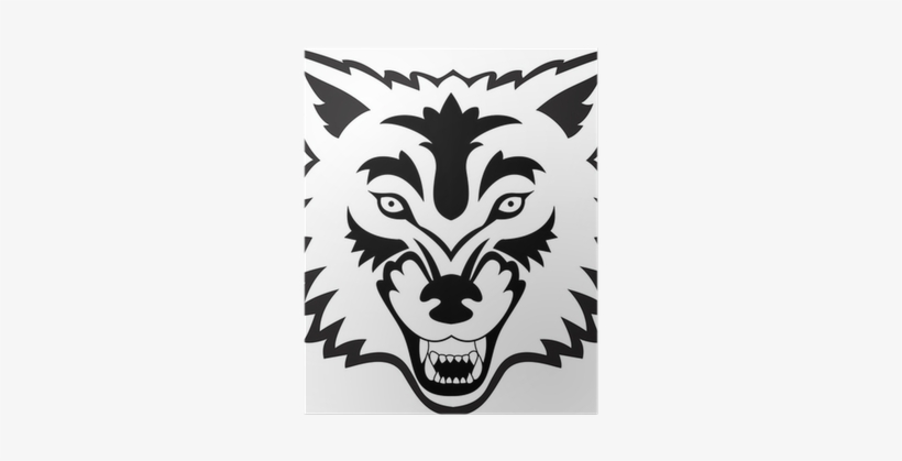 Wolf Face Tattoo - Free Transparent PNG Download - PNGkey