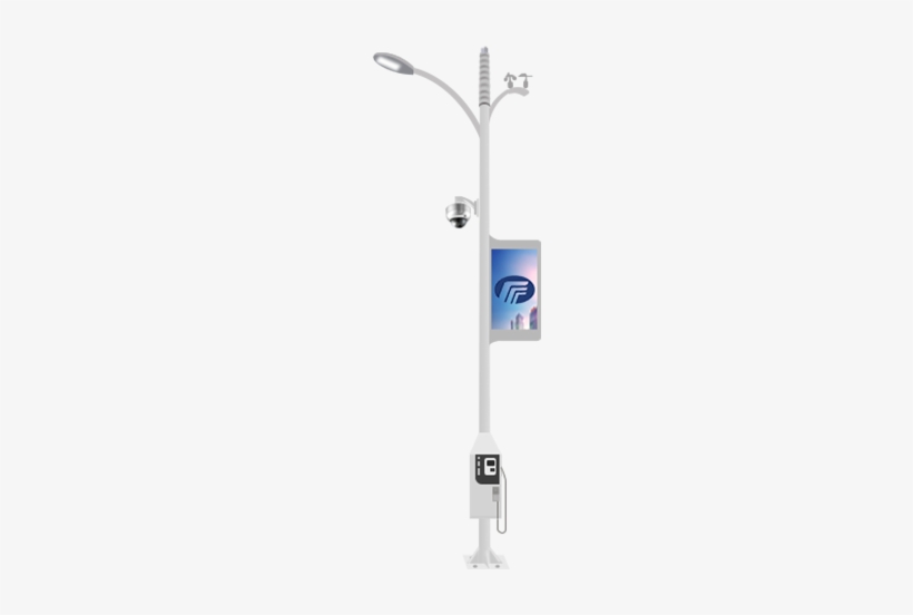 Product Name：smart Pole - Smart Street Light Pole - Free Transparent ...