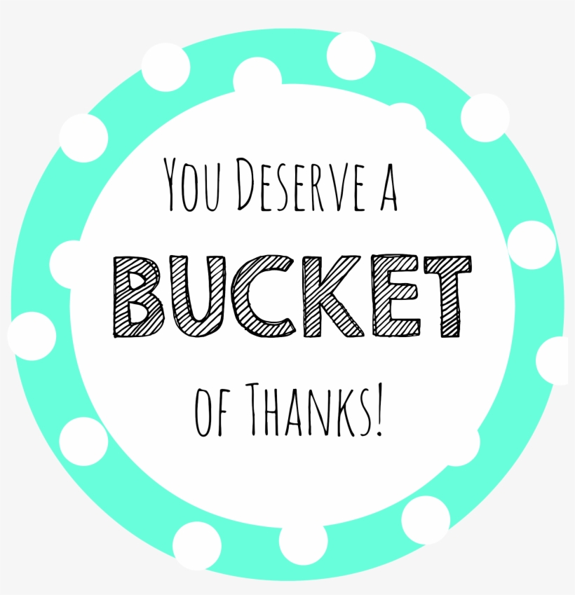 Bucketofthanksmint Bucketofthanksgrey Bucketofthankspink - Gift Of ...