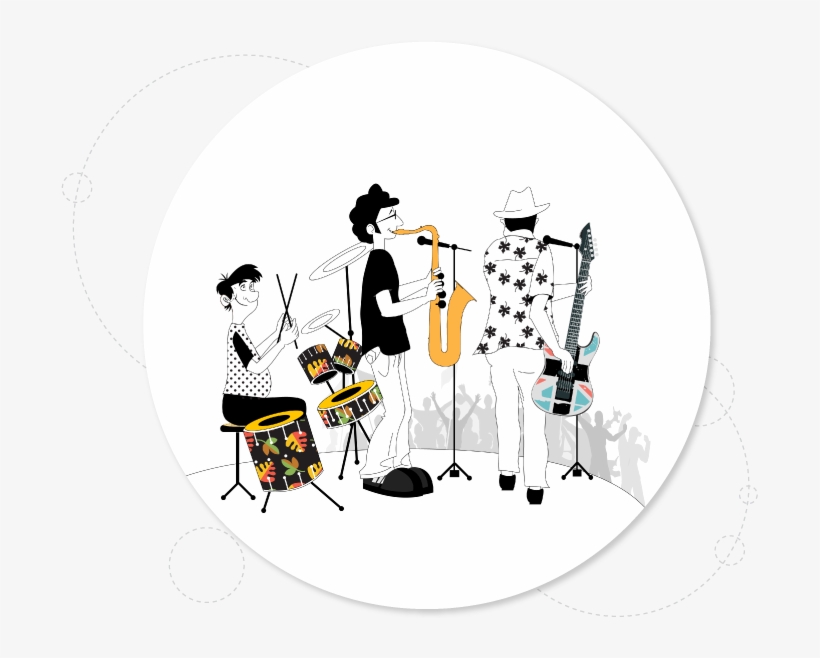 Live Music Concert - Illustration - Free Transparent PNG Download - PNGkey