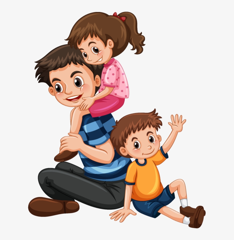 Parents Playing With Children Clipart