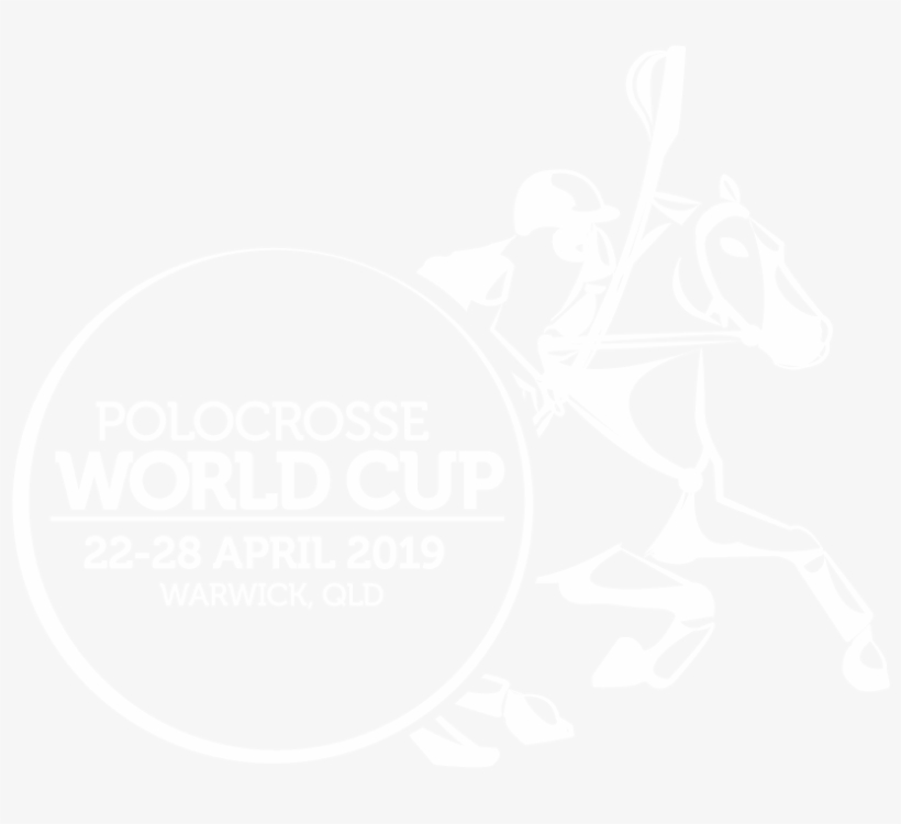 Polocrosse Logo Final White V1 - Graphic Design - Free Transparent PNG ...