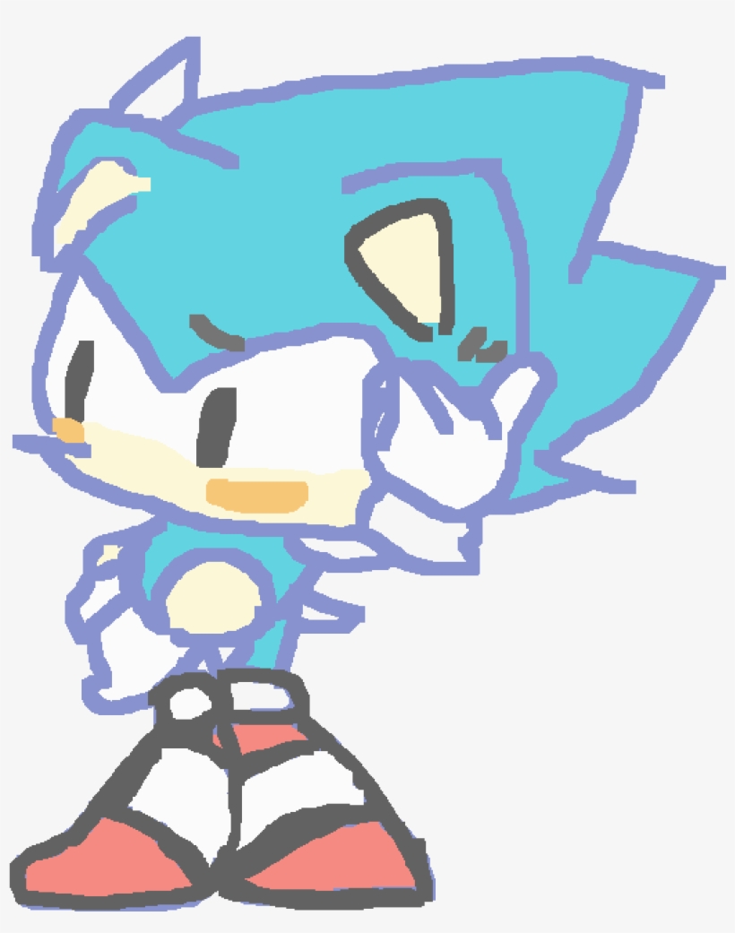 Sonic Chibi - Cartoon - Free Transparent PNG Download - PNGkey