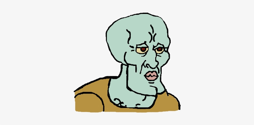 Fancy Squidward People - Handsome Squidward - Free Transparent PNG ...
