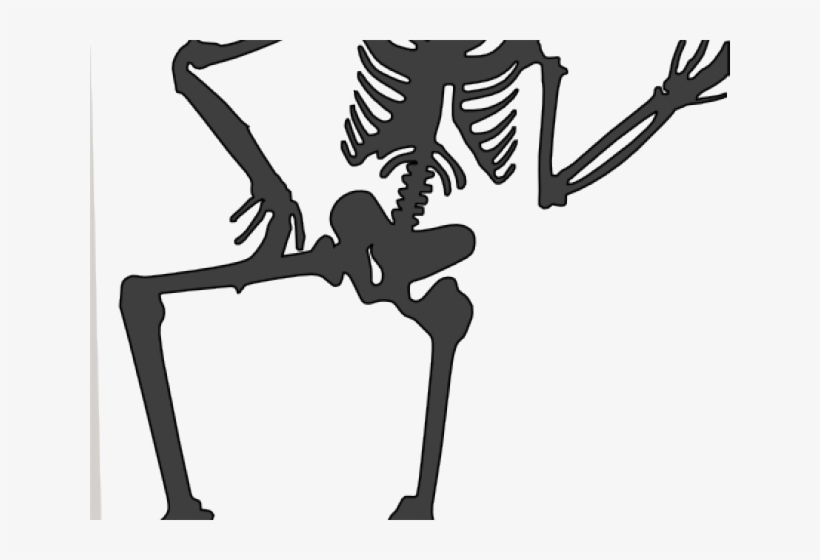 Skeleton Clipart Dancing - Dance Skeleton Transparent Background - Free ...