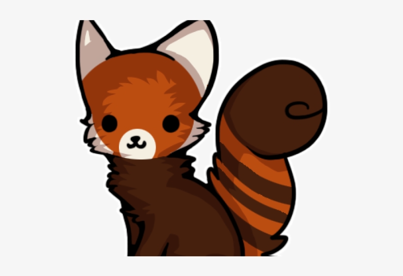 Drawn Red Panda Cat - Red Panda Drawing Cute - Free Transparent PNG ...